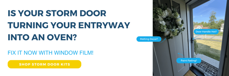 Storm Door Window Film Kits - Concord Window Film